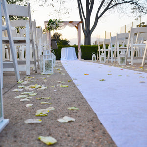 Creating a Magical Pathway: Aisle Runner for Outdoor Wedding Ceremonie ...