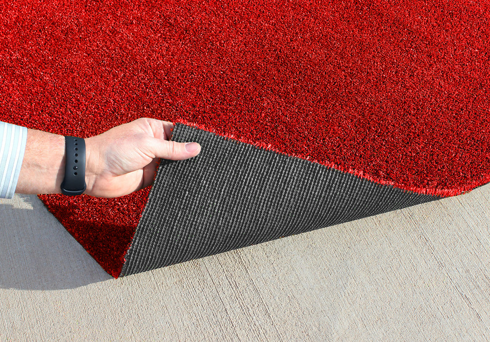Royalty Red Artificial Turf Durable UV Protected | House Home & More