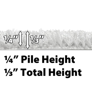 Pure White Artificial Turf Durable UV Protected | House Home & More