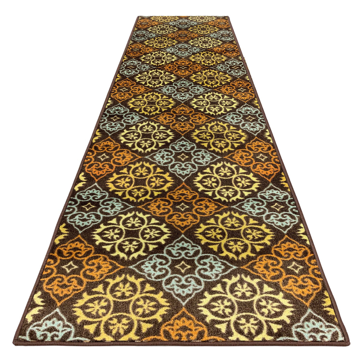 Indoor carpet runners in several skid resistant sizes and colors ...
