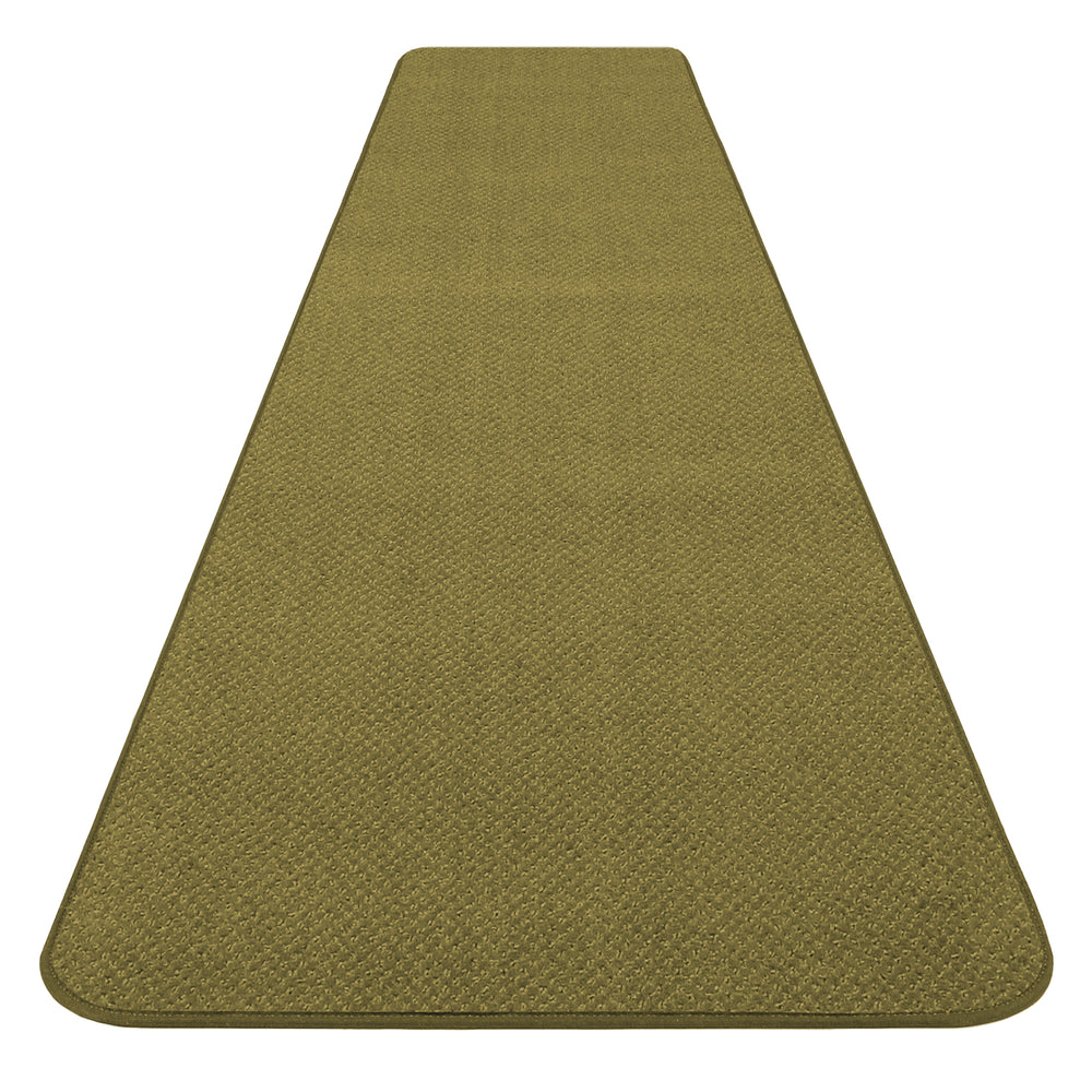 Olive Green Skid-Resistant Carpet Runners Durable | House Home & More