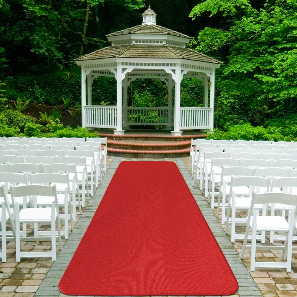 Red Outdoor Carpet Runners Durable Fade Resistant | House Home & More