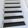 Smokey Black Skid Resistant Carpet Stair Treads | House Home & More